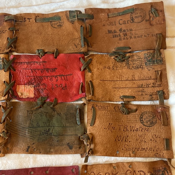 Other | Vintage Leather Postcards Lot | Poshmark